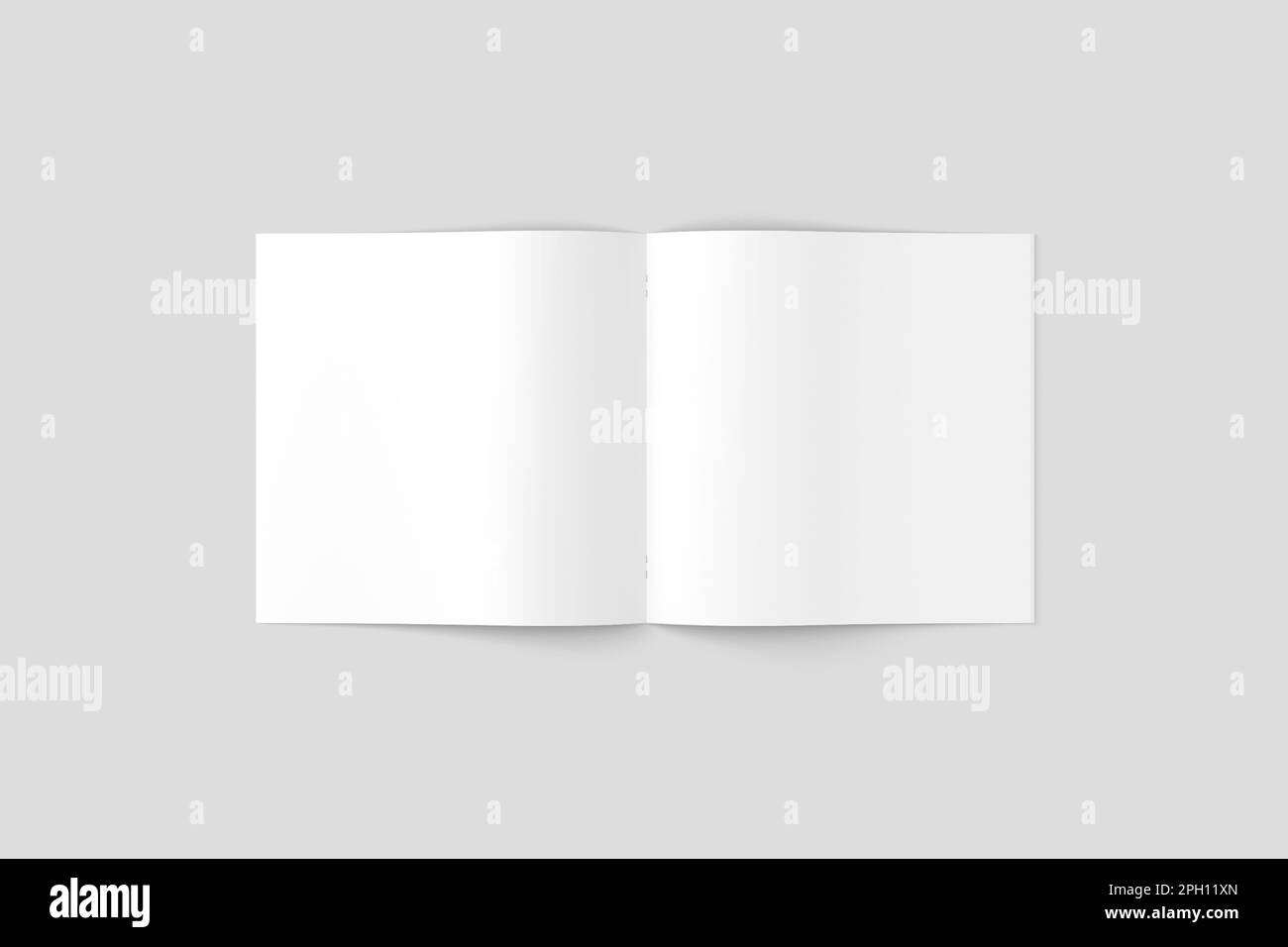 Square Brochure, Magazine 3D Rendering Stock Photo - Alamy