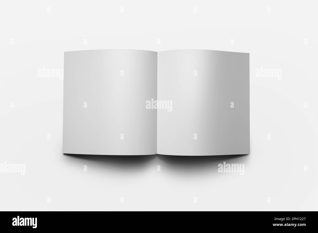 Square Brochure, Magazine 3D Rendering Stock Photo - Alamy