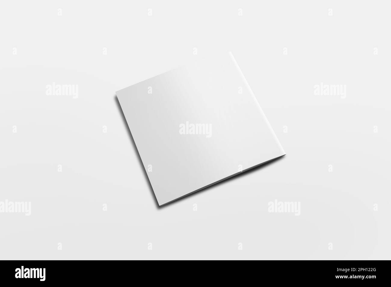 Square Brochure, Magazine 3D Rendering Stock Photo - Alamy