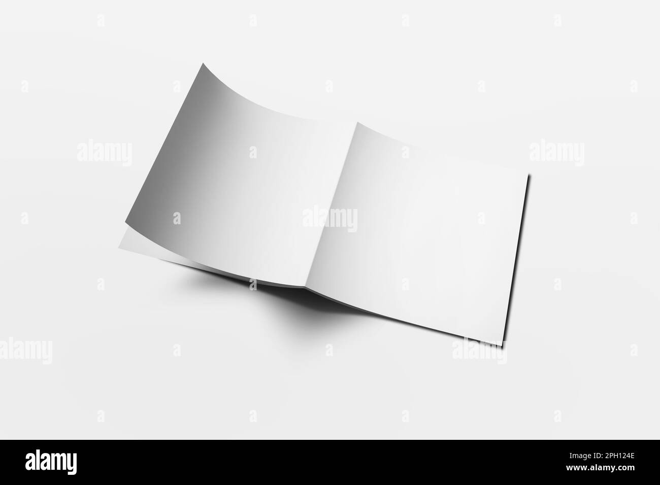 Square Brochure, Magazine 3D Rendering Stock Photo - Alamy