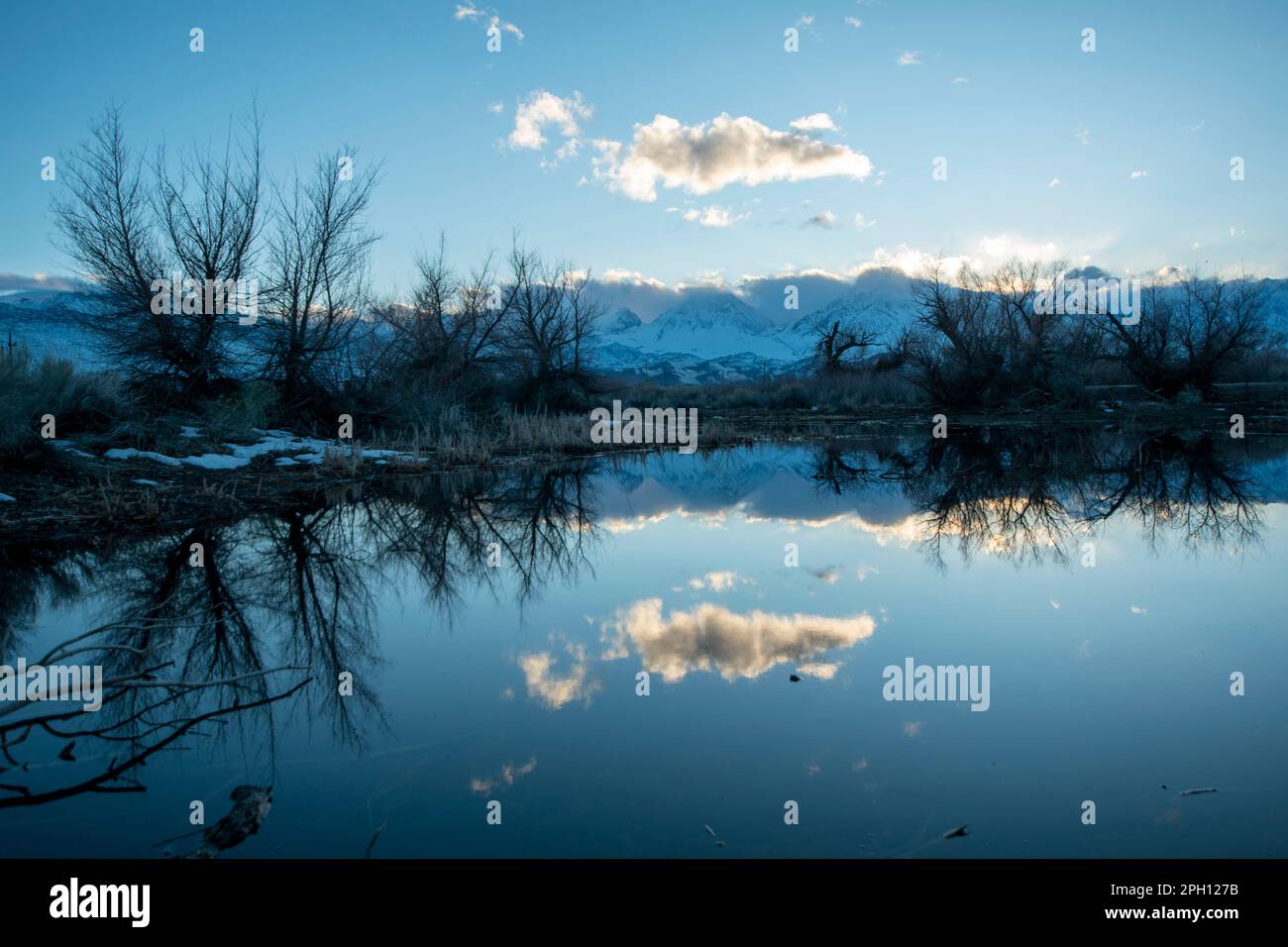 The town of Bishop in Inyo County, CA, USA, is beautiful under a ...