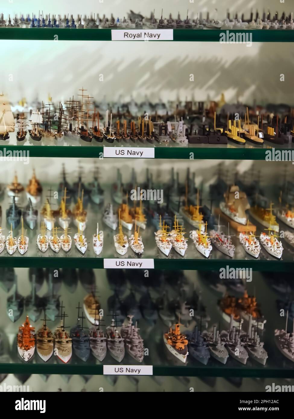 Inside the international Maritime Museum of Hamburg miniature art ships ...