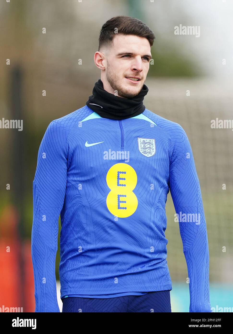 England's Declan Rice during a training session at the Hotspur Way ...