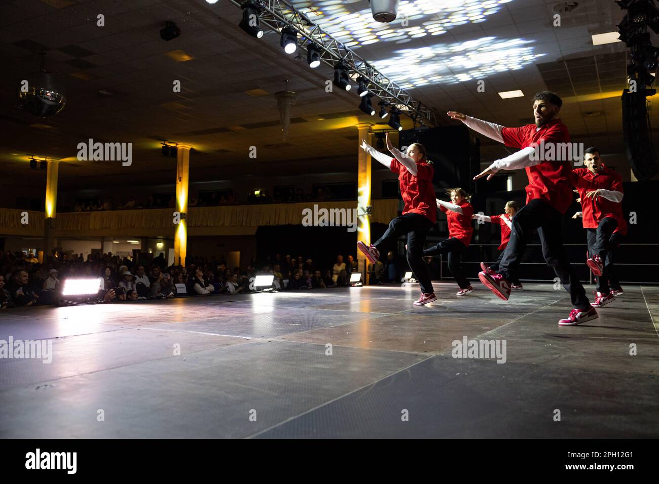 25 March 2023, Lower Saxony, Hanover: Members of the group "O.G ...
