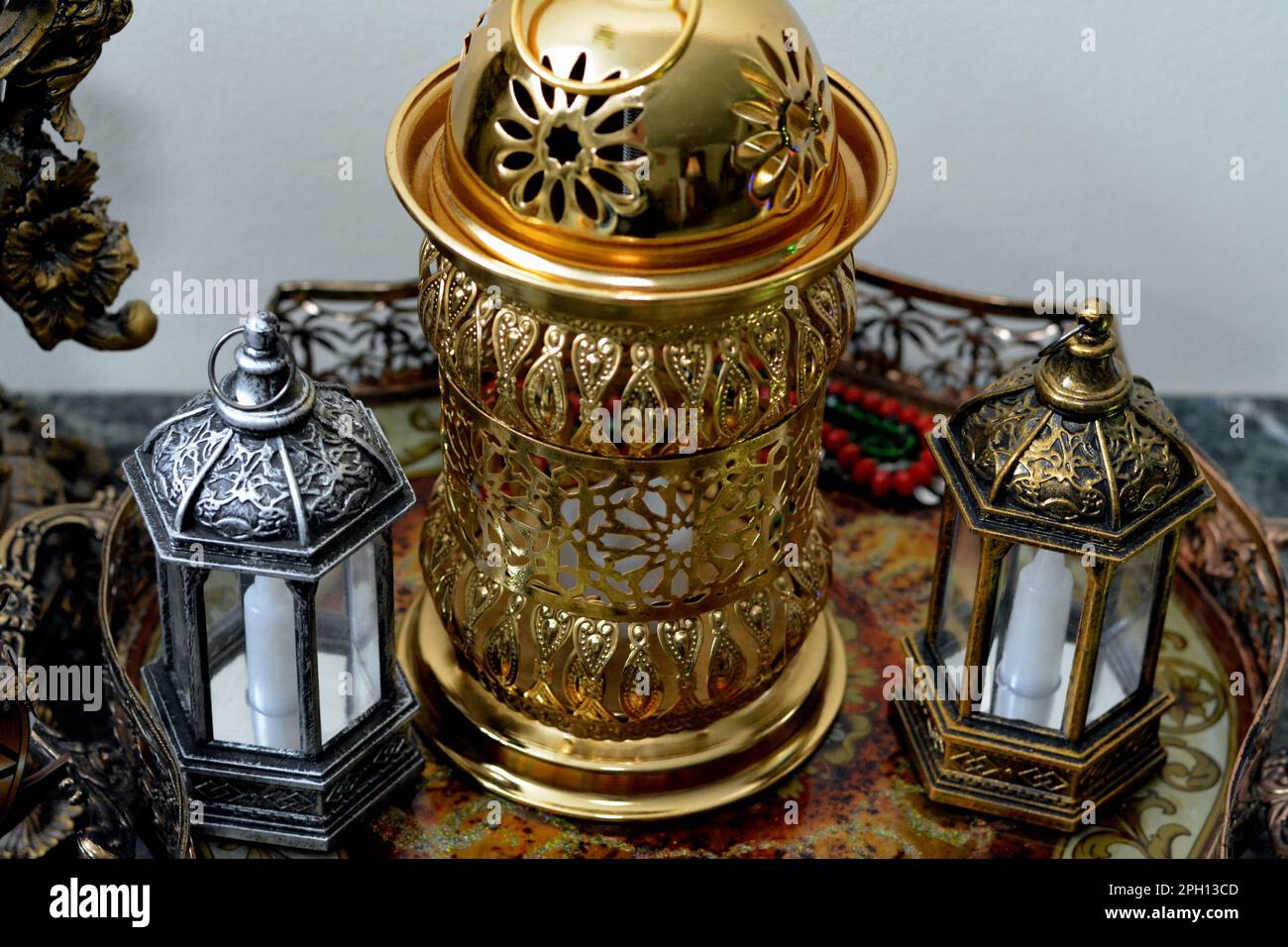Ramadan Lantern lamp or Fanous Ramadan as a festive celebration of the ...