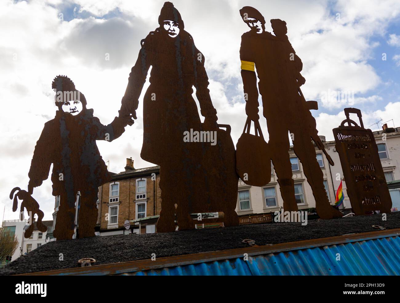 Bournemouth, Dorset, UK. 25th March, 2023. Sculpture art installation ...