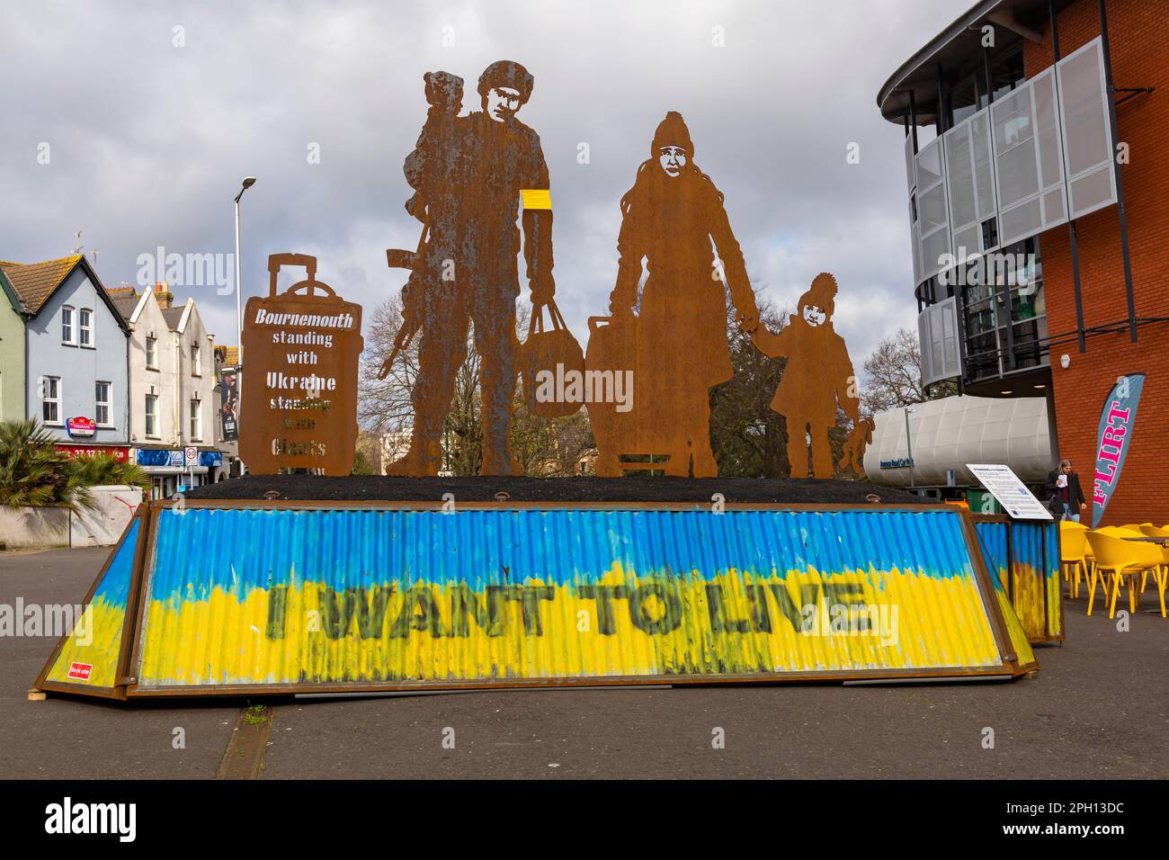 Bournemouth, Dorset, UK. 25th March, 2023. Sculpture art installation ...