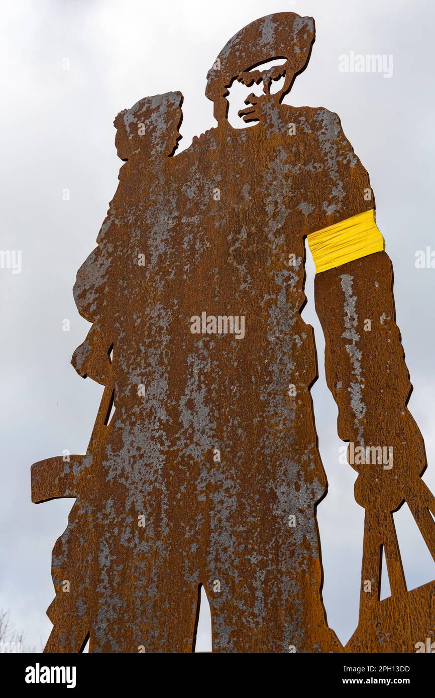 Bournemouth, Dorset, UK. 25th March, 2023. Sculpture art installation ...