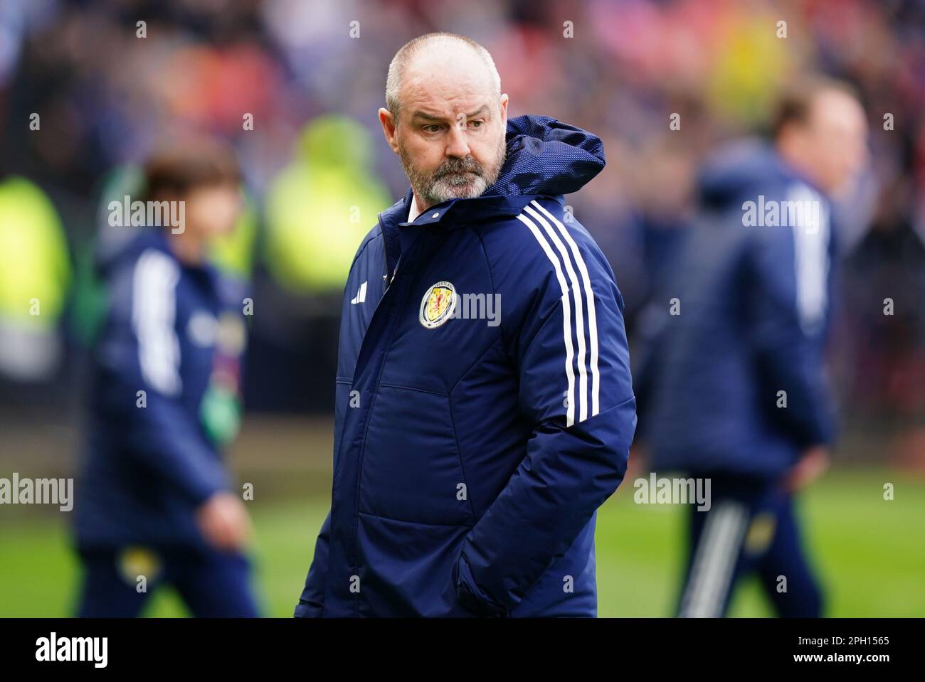 Scotland manager Steve Clarke before the UEFA Euro 2024 Group A ...