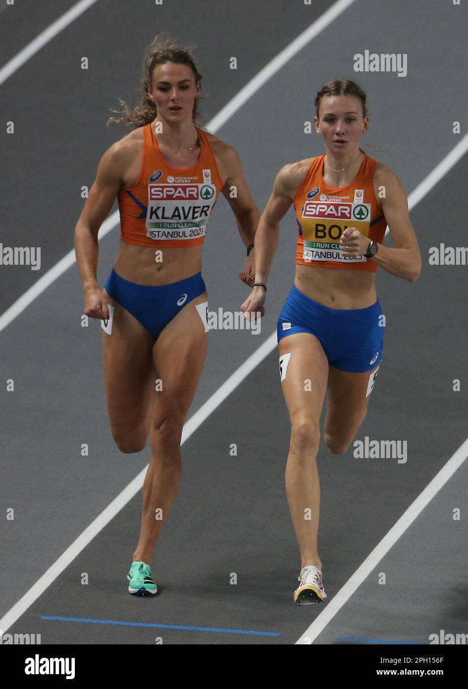Femke BOL and Lieke KLAVER of Netherlands 400m Women Final during the ...