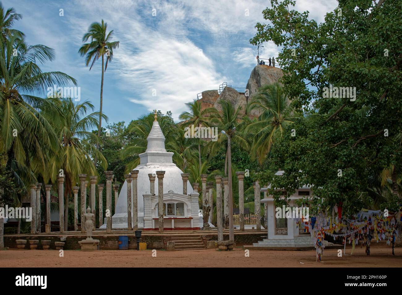 09 10 207 Ambasthala Dagaba near the mountain peak of Mihintale near ...
