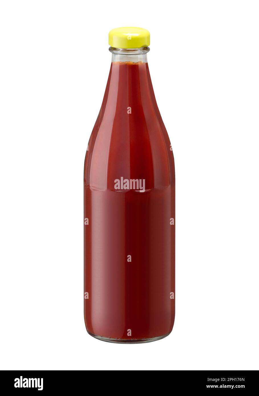 Tomato ketchup bottle isolated on white background Stock Photo - Alamy