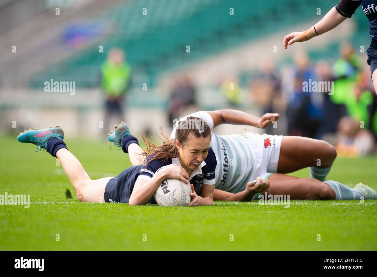 Twickenham, UK, 25 March 2023. Clodagh Holmes in the Varsity Ladies ...