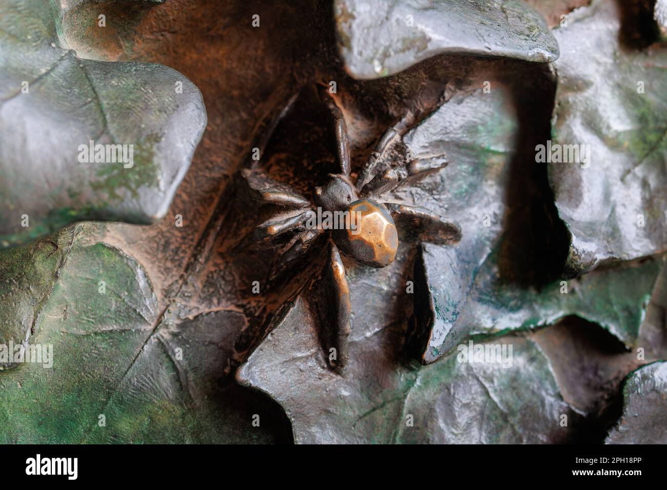 Details of Leaf and Insects on the Door of the Sagrada Familia ...