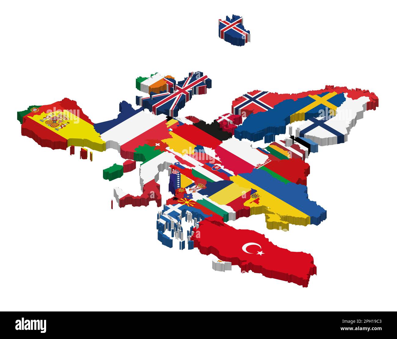 Denmark and netherlands map hi-res stock photography and images - Alamy