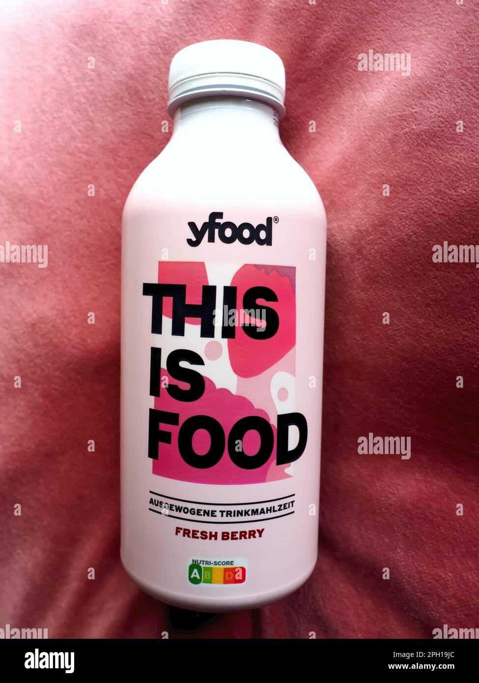 This is food drinking meal pink fresh berry Stock Photo - Alamy