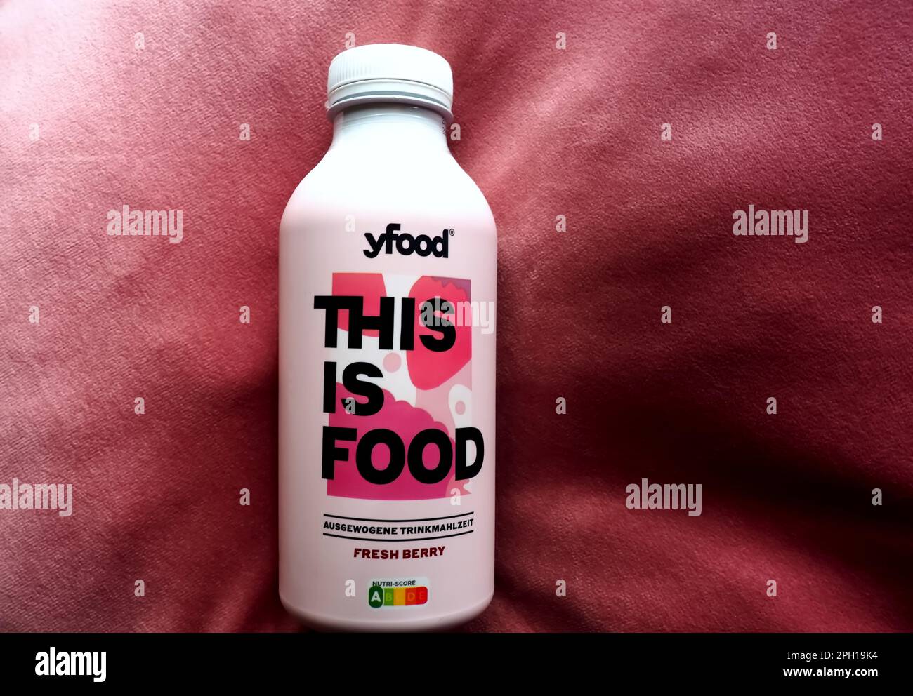 This is food drinking meal pink fresh berry Stock Photo - Alamy