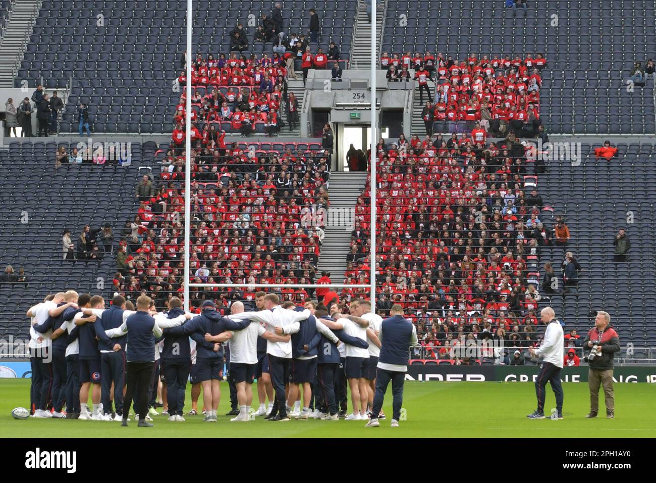 London, UK. 25th Mar, 2023. The Tottenham Hotspur Stadium ready for the ...