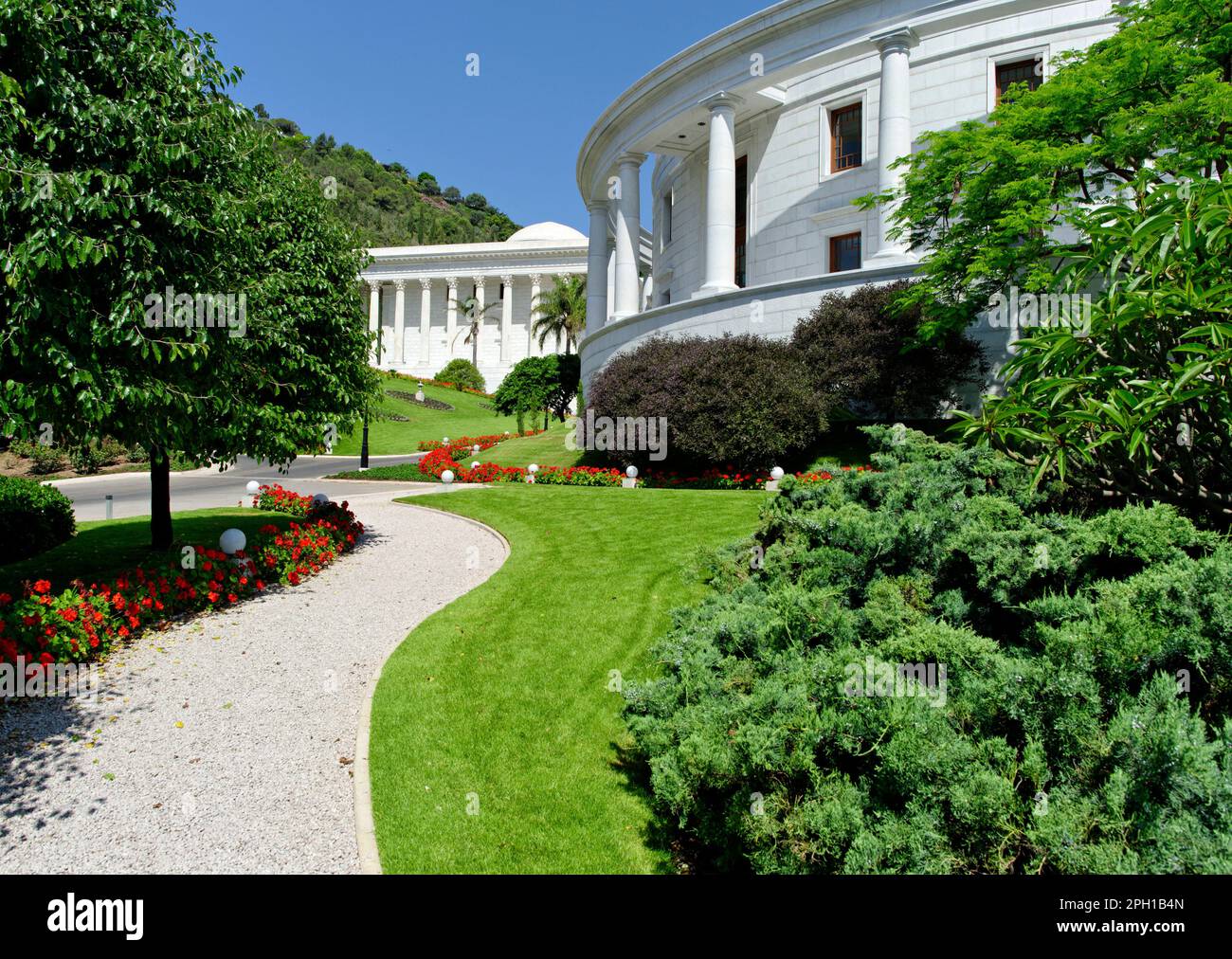 Photo of Baha`i International Teaching Centre building in Haifa, Israel ...