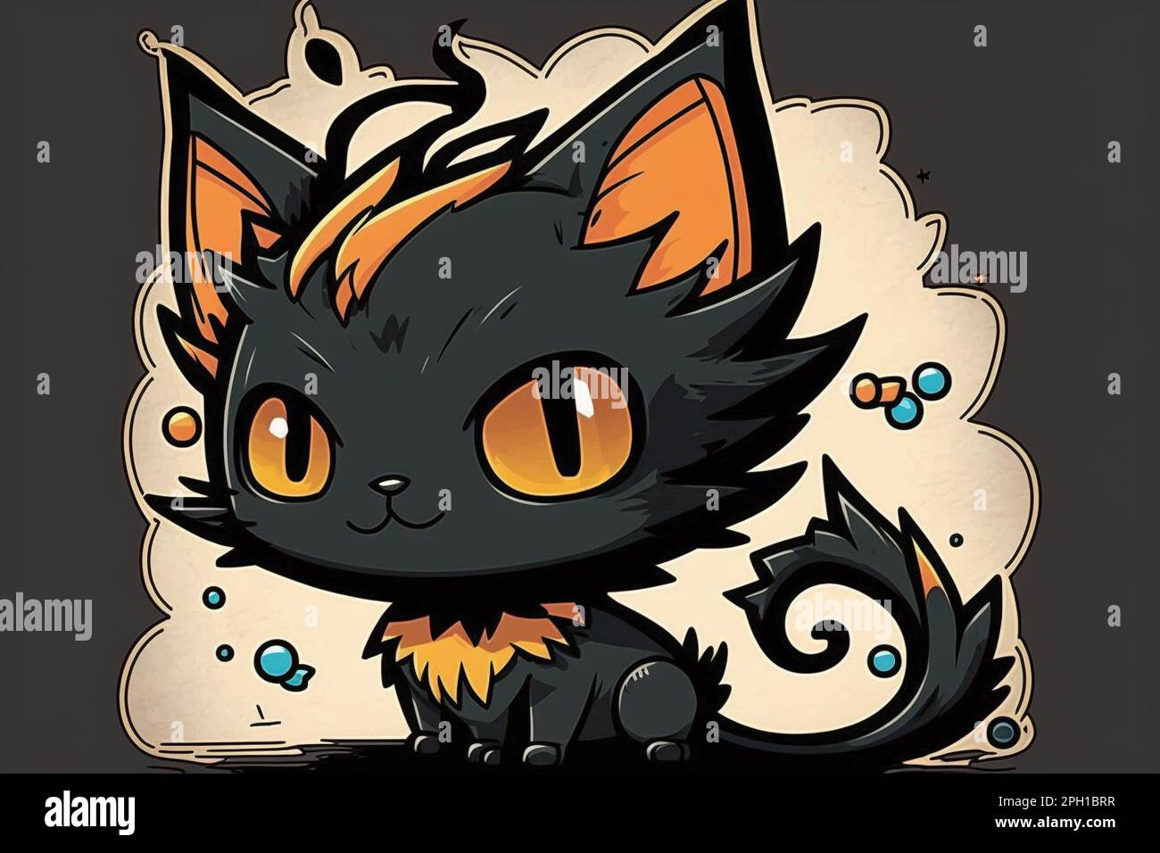 Big cat cartoon hi-res stock photography and images - Alamy