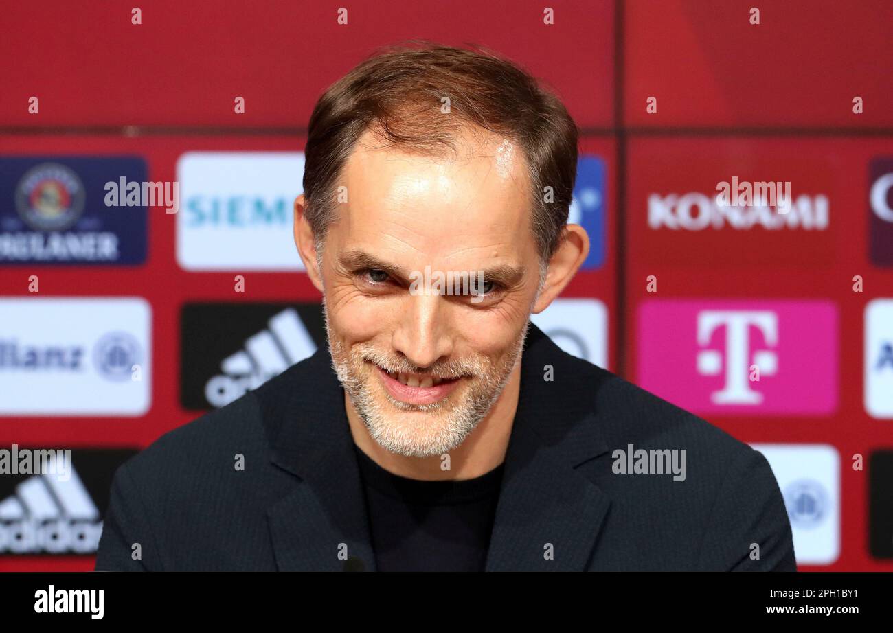 Fc bayern introduces thomas tuchel as the new head coach hi-res stock photography and images - Alamy