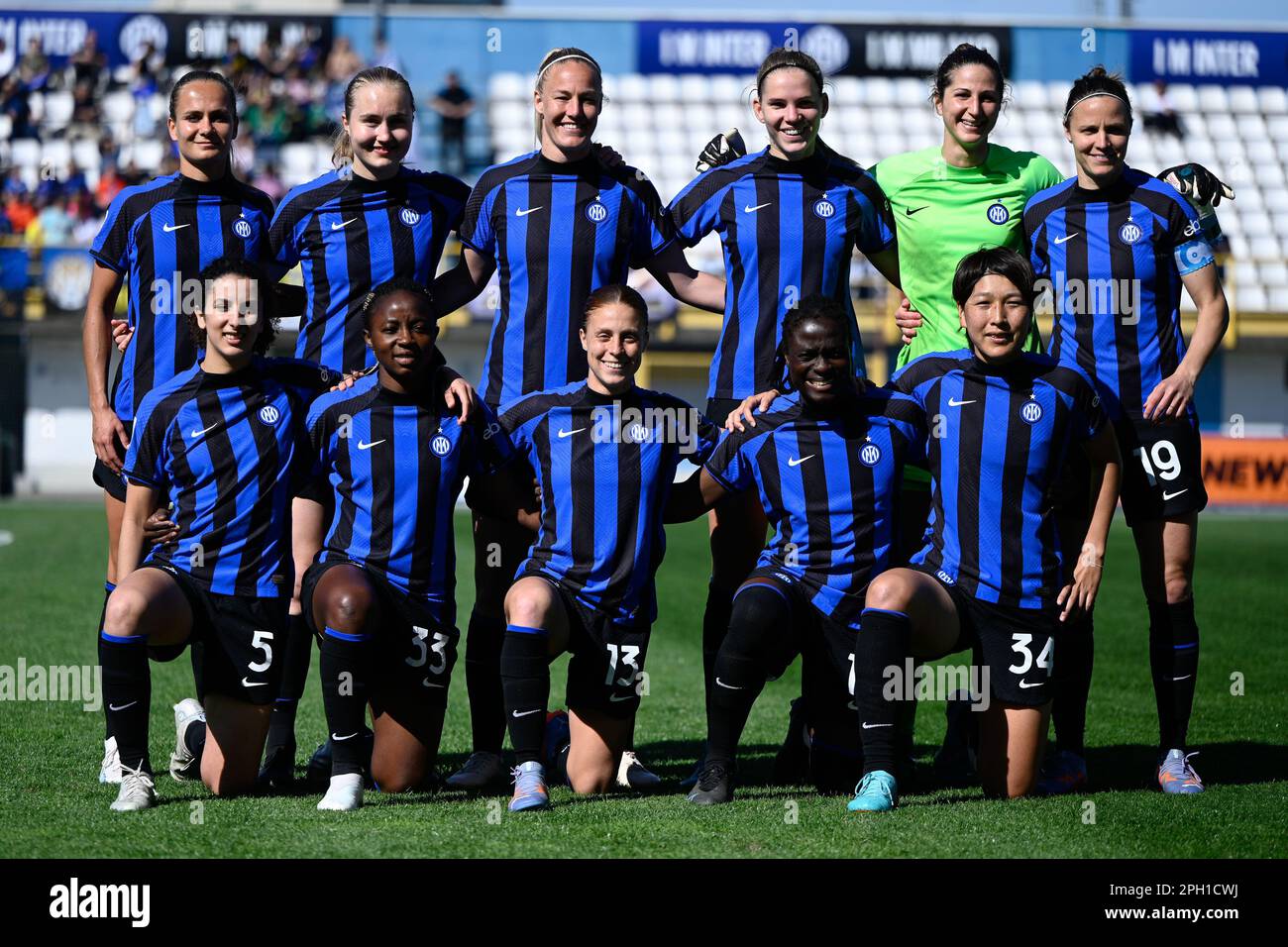 Lineup Inter Women during the Serie A match football between Inter ...