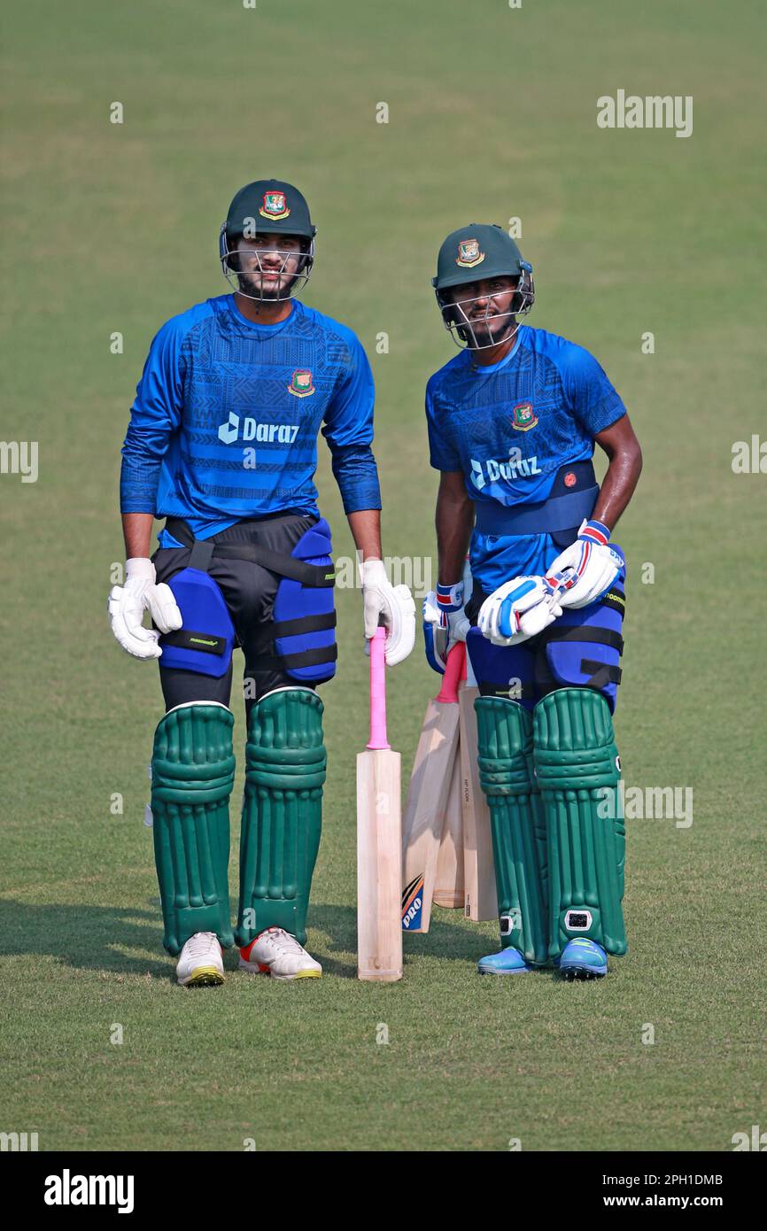 New face Rishad Hossain (L) and Jakir Ali (R) as Bangladesh T20I ...
