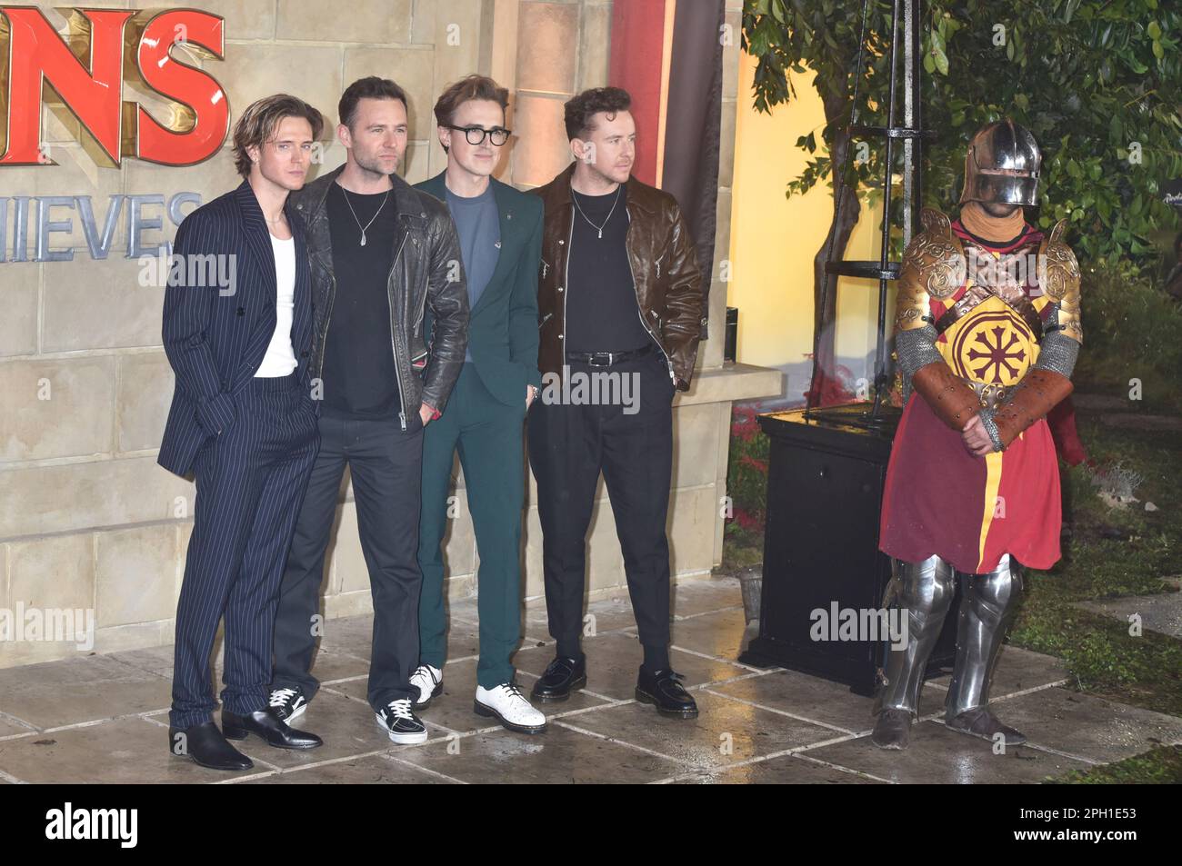 London, U.K. 23 March 2023. McFly at the UK Premiere of "Dungeons ...