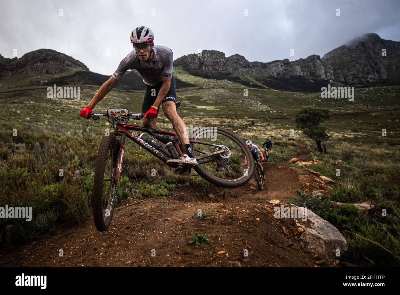 Christopher Blevins of USA on the course of the sixth stage of the Cape ...