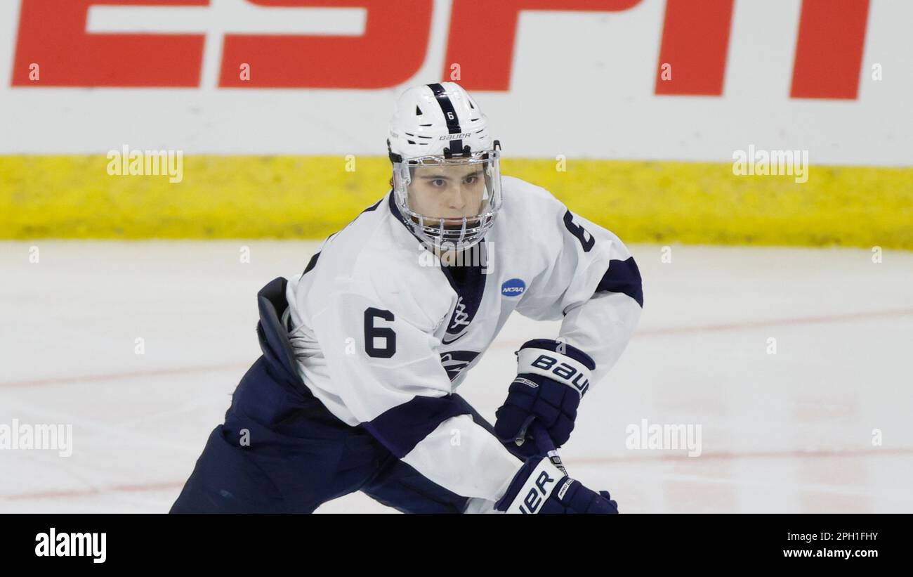 Penn State's Jimmy Dowd, Jr. skates against Michigan Tech during an ...