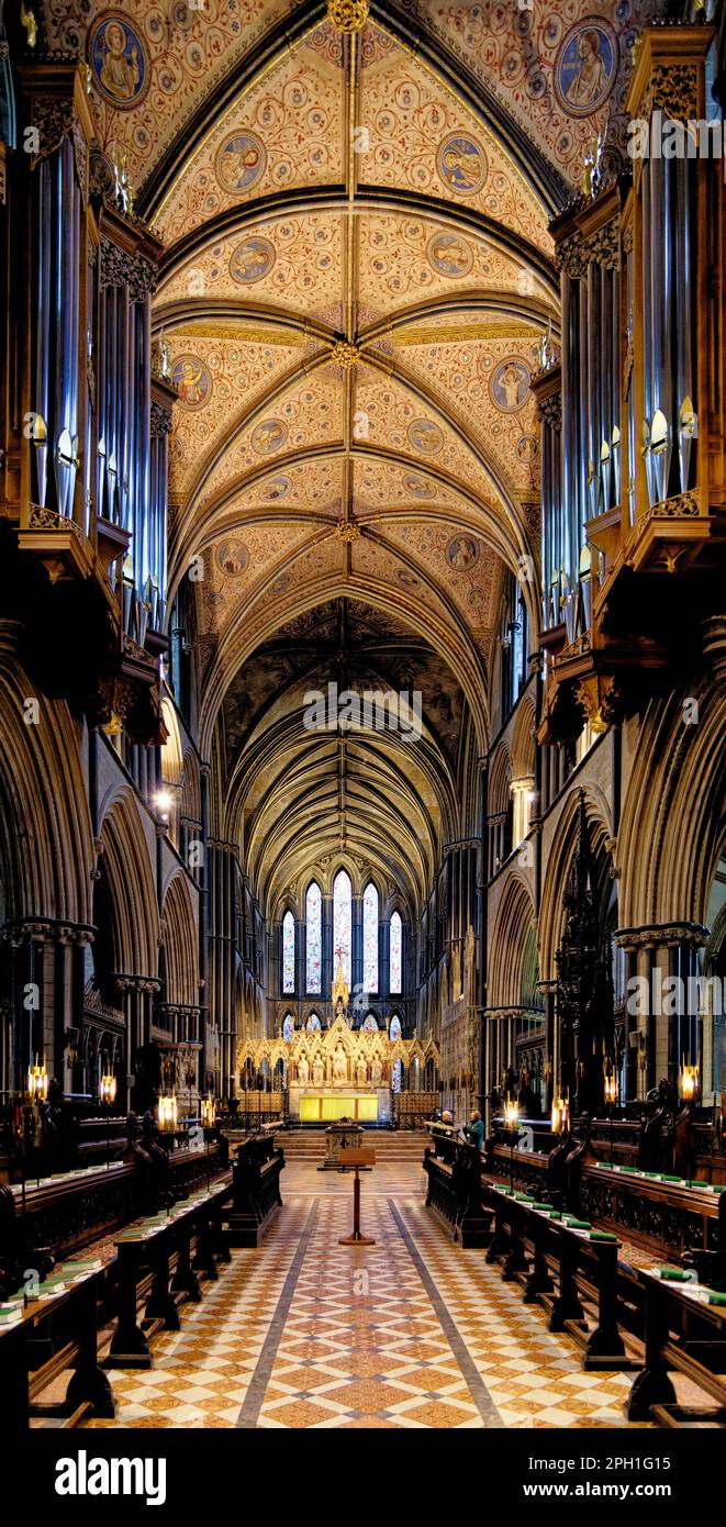 The imposing altar and architecture inside the Cathedral Church of ...