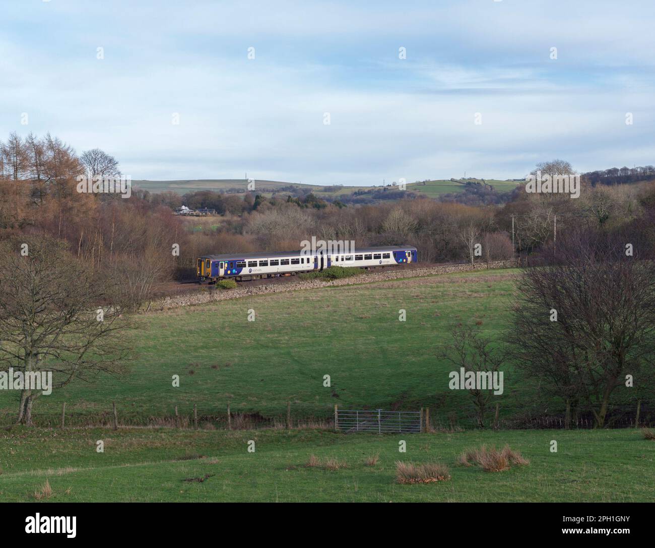 Northern rail class 156 DMU train 156426 passing the Derbyshire ...