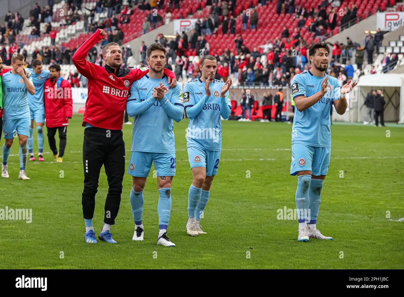 Essen, Germany. 25th Mar, 2023. Soccer: 3rd division, Rot-Weiss Essen ...