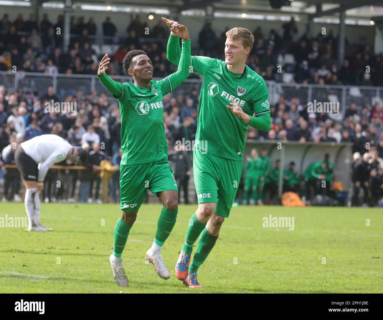 Bocholt, Deutschland. 25th Mar, 2023. firo : 03/25/2023 football ...
