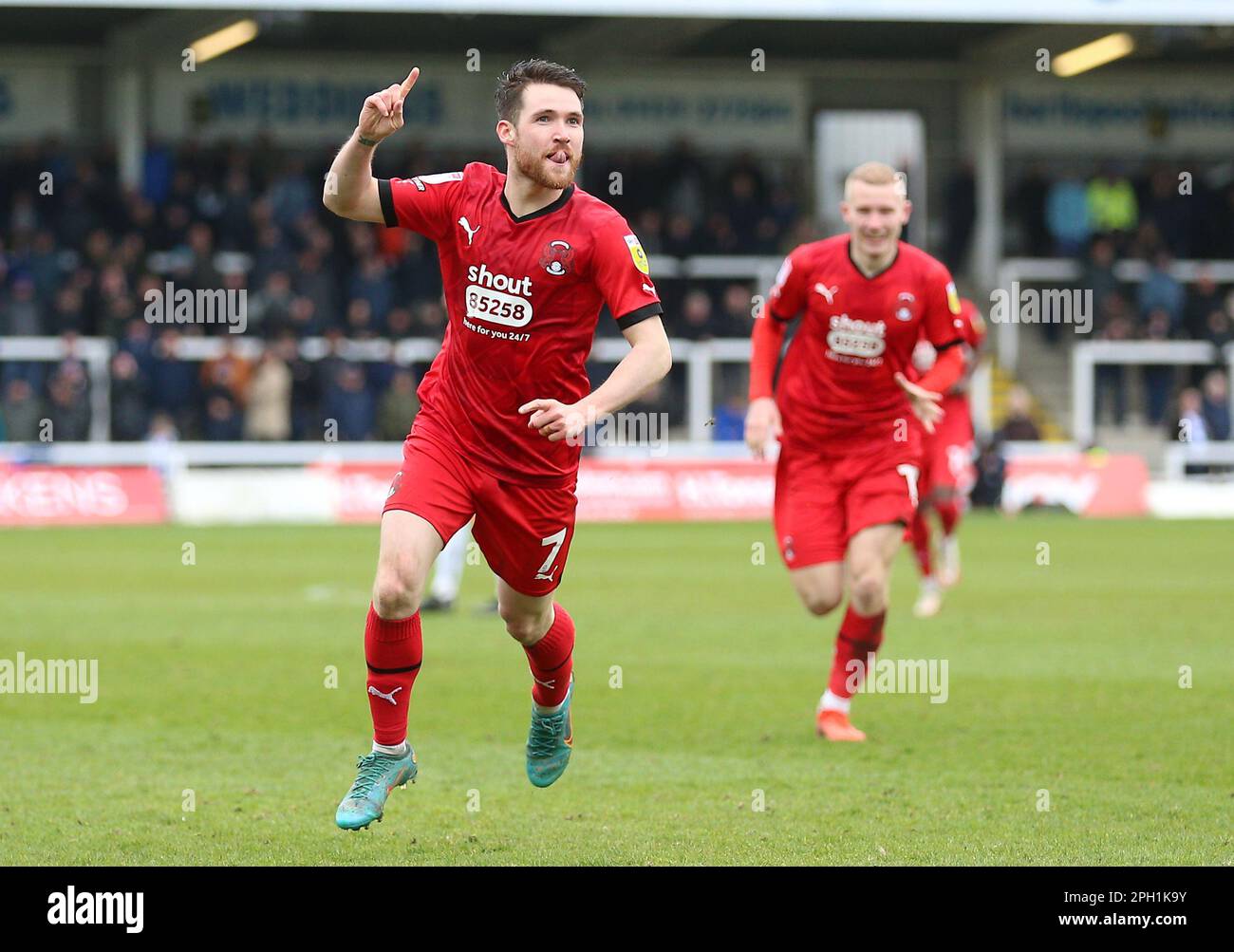 Leyton Orient’s Paul Smyth celebrates scoring their side's first goal ...