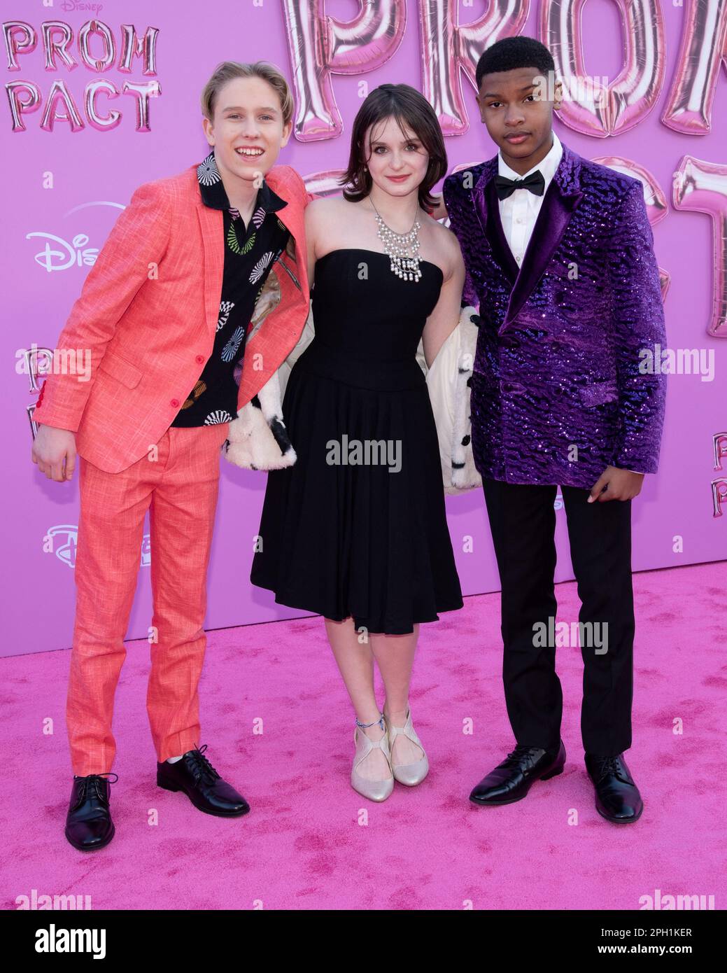 Hollywood, California, USA. 24th Mar, 2023. Luke Busey, Shiloh Verrico ...