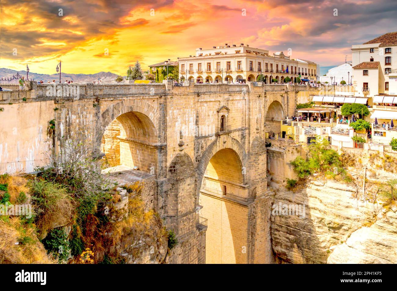 Old city of Ronda, Spain Stock Photo - Alamy