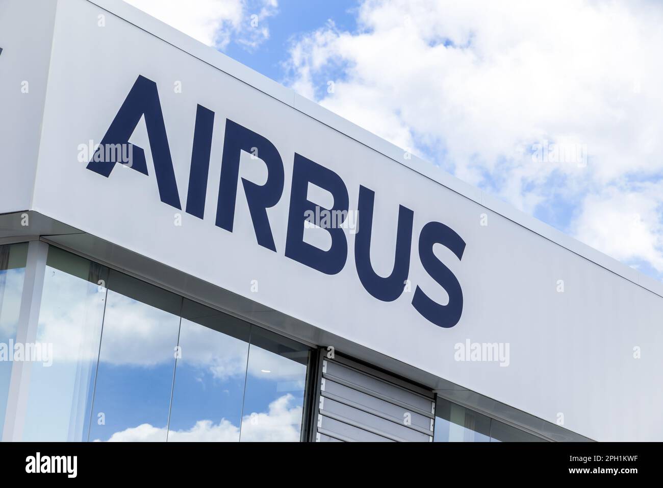 Airbus European multinational aerospace corporation at the Paris Air ...