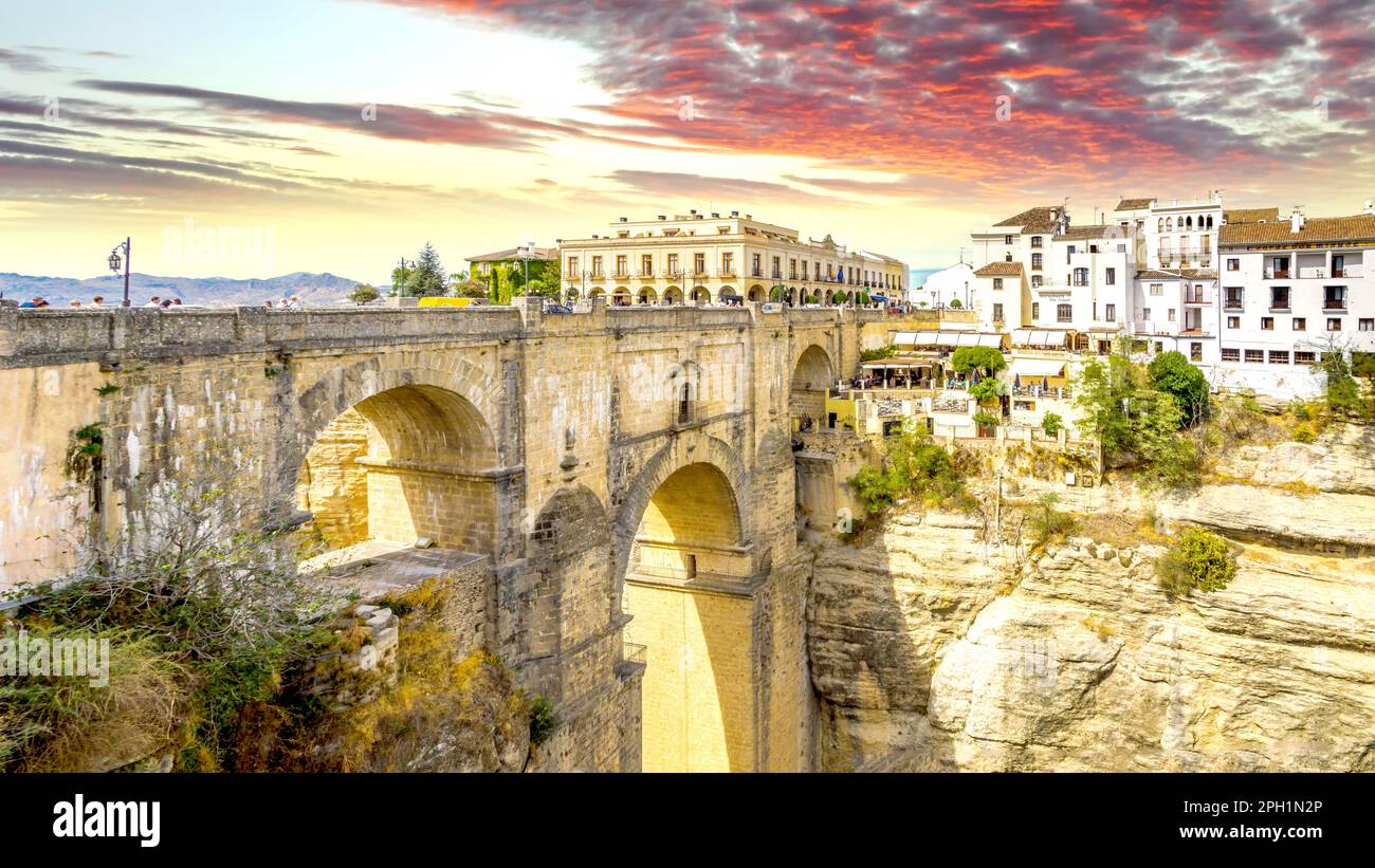 Old city of Ronda, Spain Stock Photo - Alamy