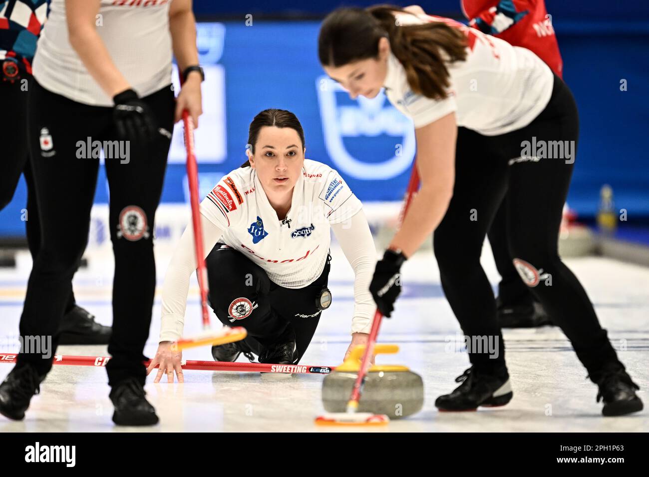 Val Sweeting, Canada, in action during the match between Norway and ...