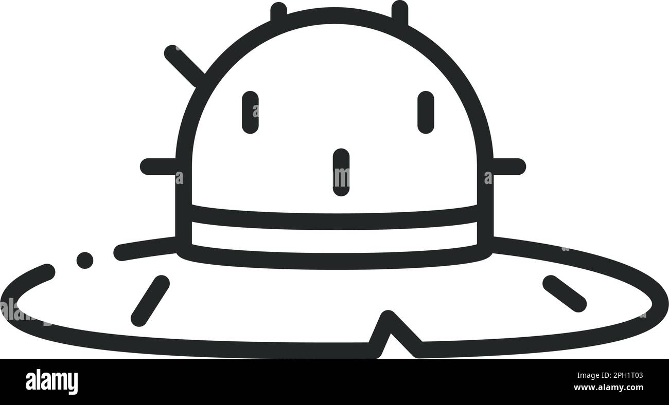 straw hat icon Stock Vector Image & Art - Alamy