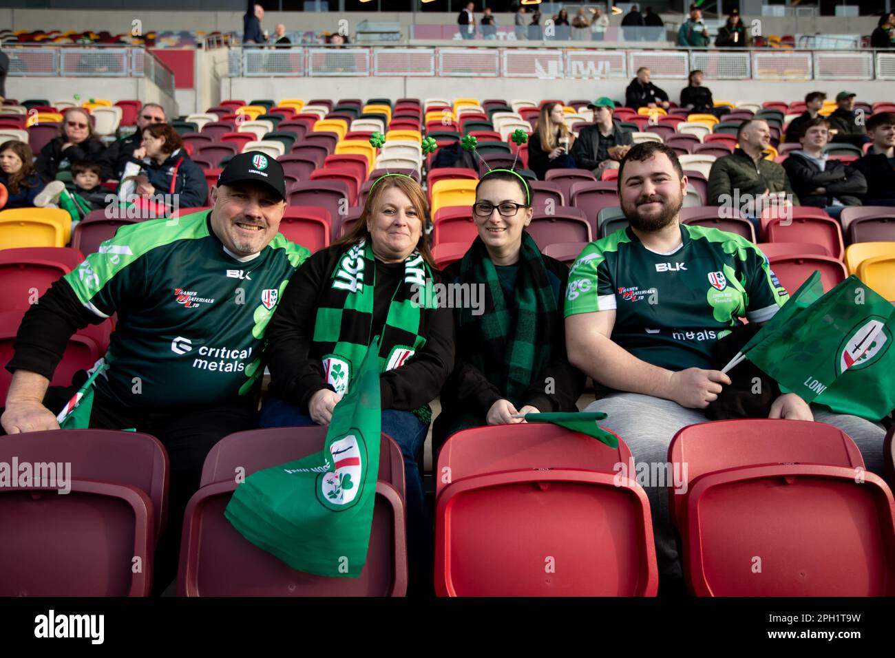 Irish fans 2023 rugby hi-res stock photography and images - Alamy