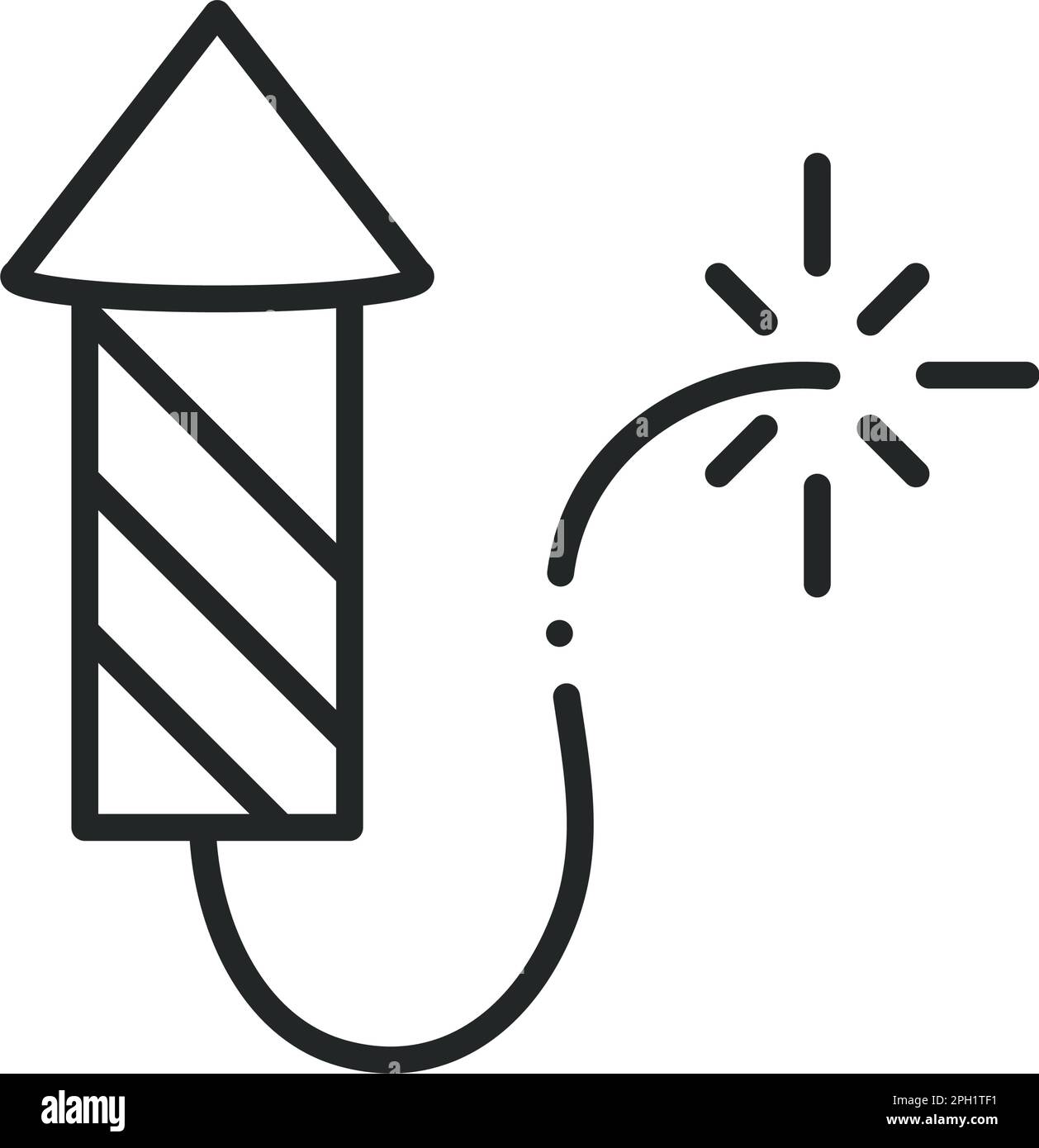 fireworks line isolated Stock Vector Image & Art - Alamy