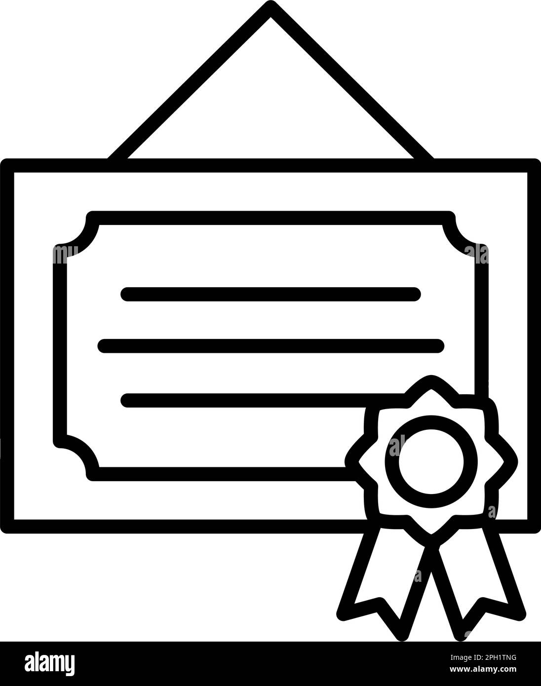 Framed certificate Cut Out Stock Images & Pictures - Alamy