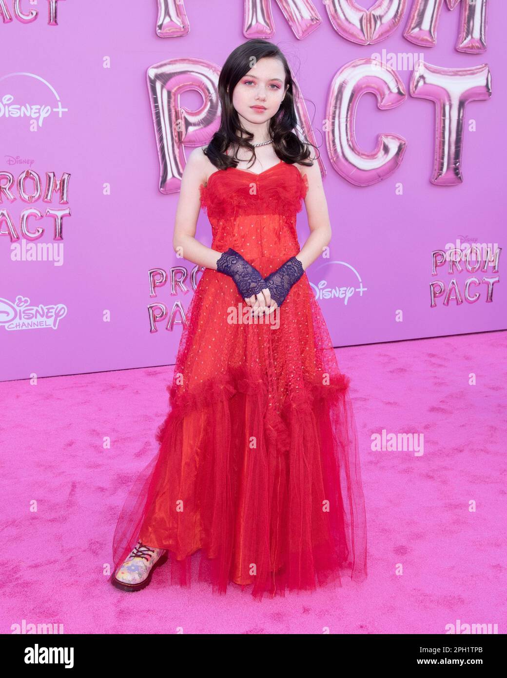 March 24, 2023, Los Angeles, California, United States: Violet McGraw ...