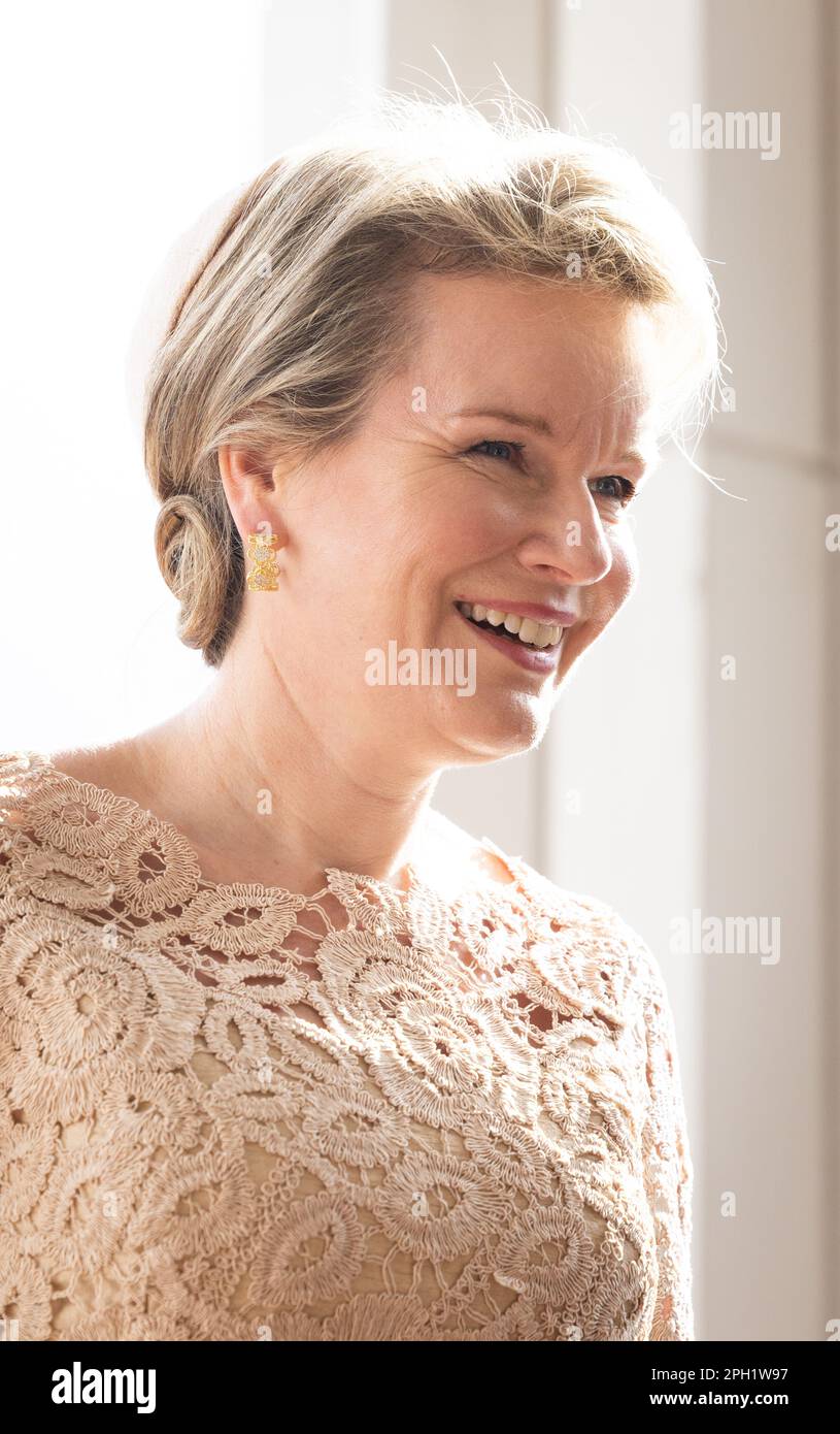 Cape Town, South Africa. 25th Mar, 2023. Queen Mathilde of Belgium ...