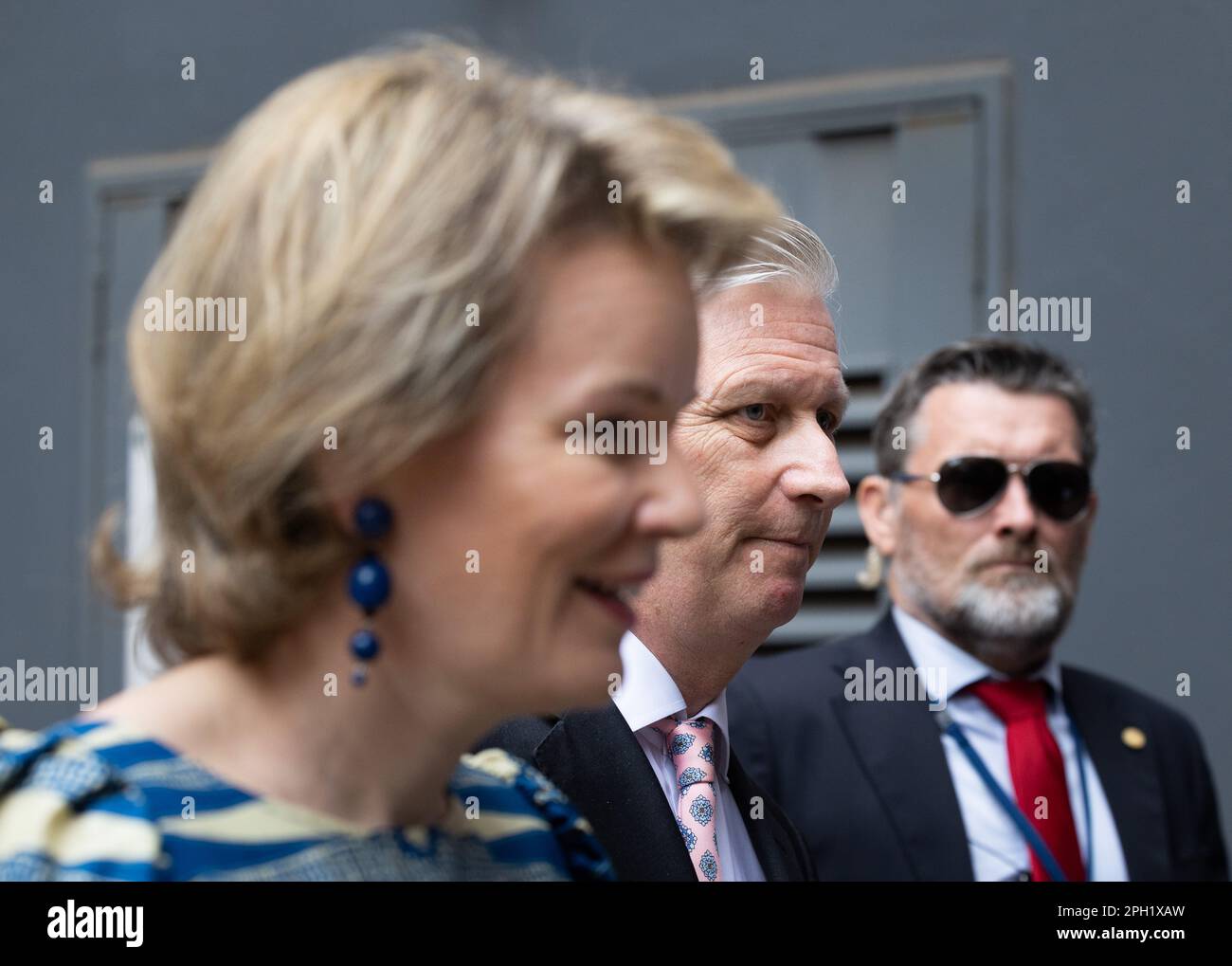 Johannesburg, South Africa. 24th Mar, 2023. Queen Mathilde of Belgium ...