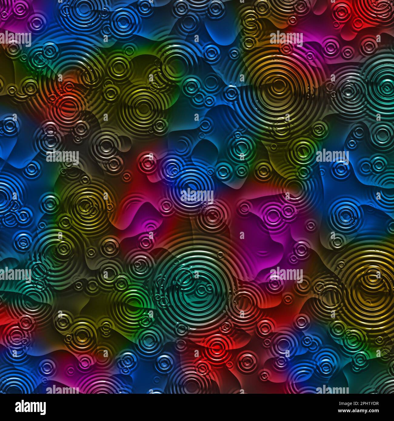 abstract colorful background of circles radial Stock Photo - Alamy