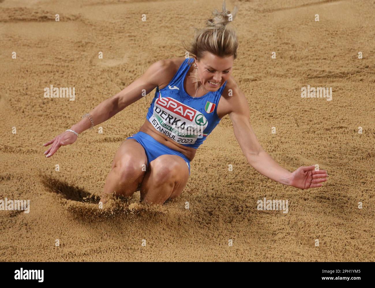 Dariya DERKACH of Italy Triple Jump Women Final during the European ...