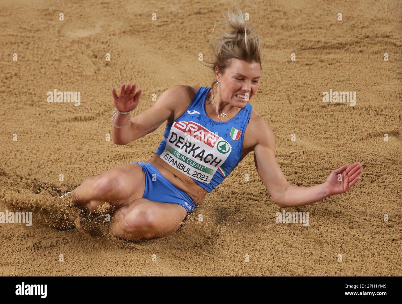 Dariya DERKACH of Italy Triple Jump Women Final during the European ...